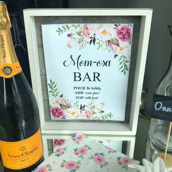 DIY Mom-osa Bar - Notes From Jo