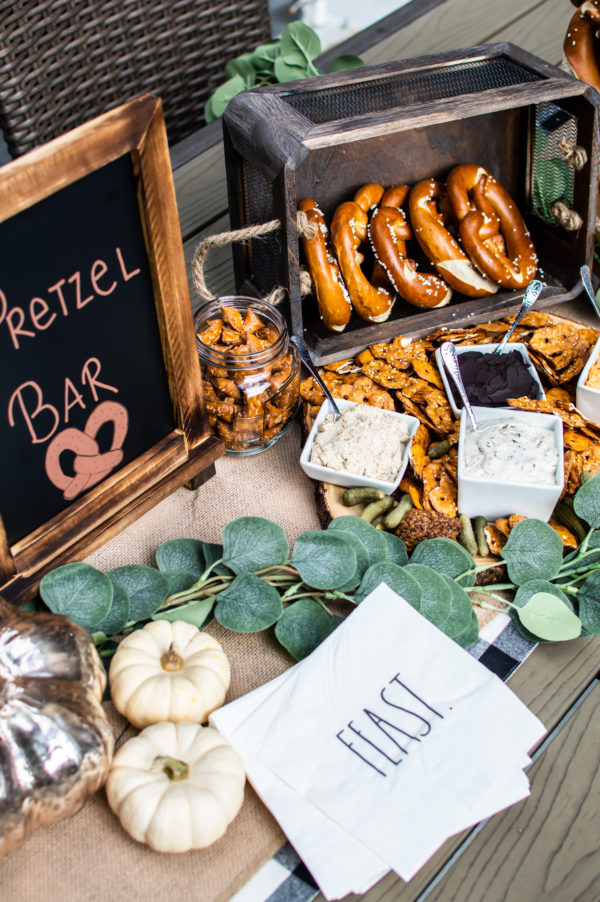 How to Make a Pretzel Bar Stand - Notes From Jo